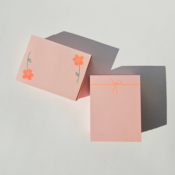 Flower Pair - Risograph Notepad – Hammer Museum Store