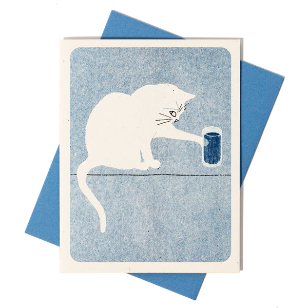 Water Glass - Risograph Notecard – Hammer Museum Store