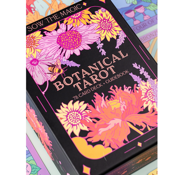 Botanical Tarot Deck + Guidebook by: Sow the Magic – Hammer Museum Store