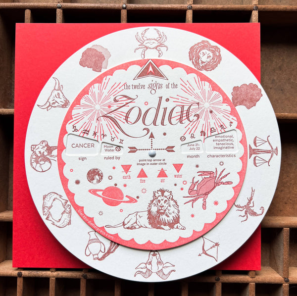 Zodiac spinner / volvelle – Hammer Museum Store