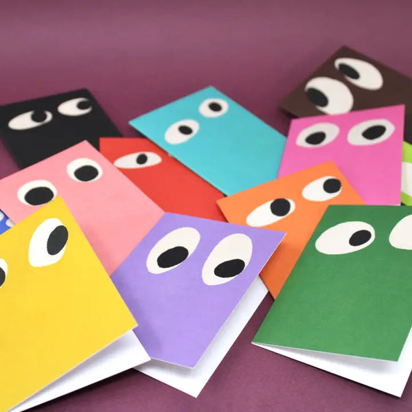 Googly Eye Mini Notecard | Green – Hammer Museum Store